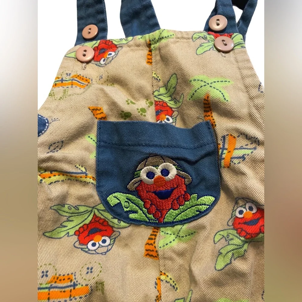 Sesame Street | Bottoms | Rare Vintage 9s Sesame Street Elmo Safari ...